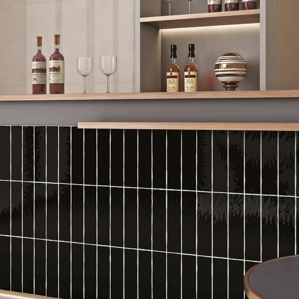 Handcraft Black Subway Tiles | Black Metro Magic!